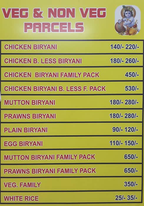 Menu at Mayuri Curry Point, Hyderabad, Shop No 2