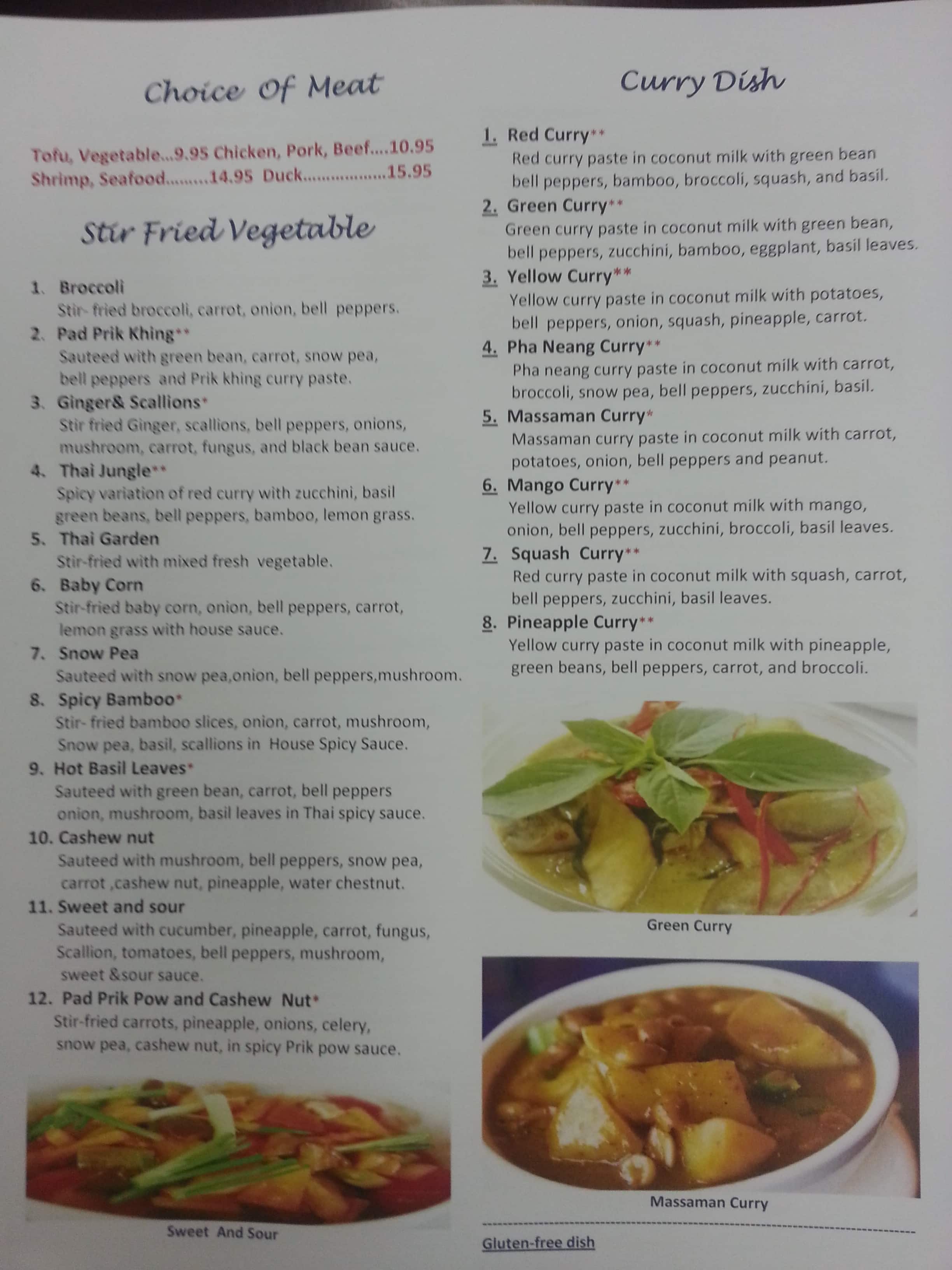 Menu at Thai For You restaurant, York, 647 US-1 Ste 7
