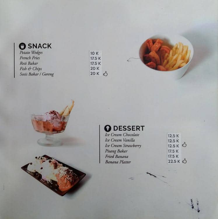 Menu at Ini Cafe, Bogor, Jl. Pandu Raya No. 47