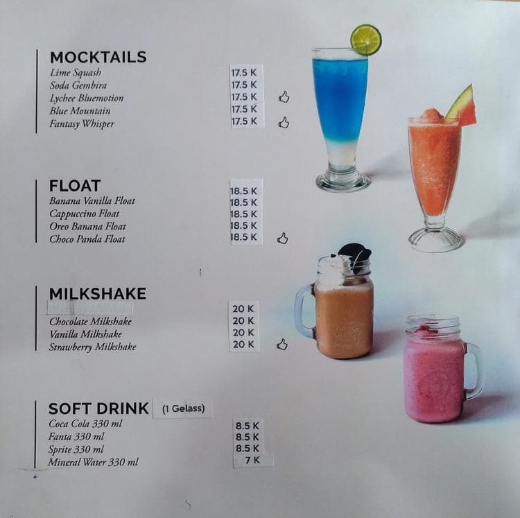 Menu at Ini Cafe, Bogor, Jl. Pandu Raya No. 47