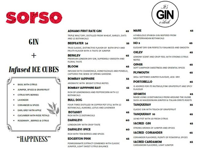 Sorso Menu, Menu for Sorso, Al Maqtaa, Abu Dhabi - Zomato
