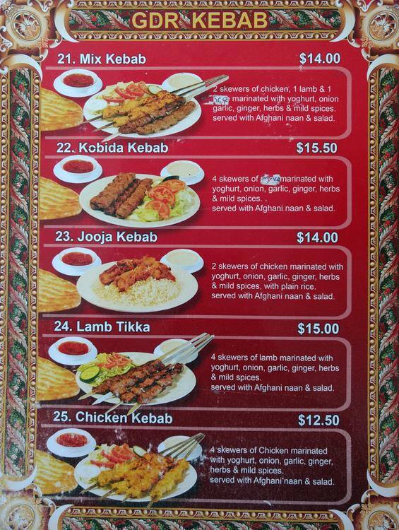 Menu at Grand Diamond Restaurant, Dandenong