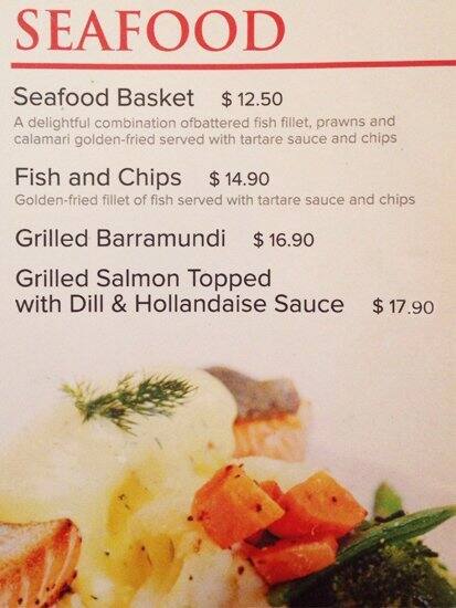 Menu at D' Food Connection cafe, Melbourne