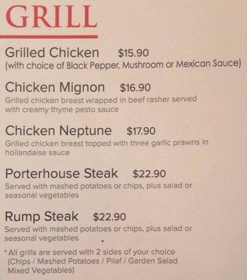 Menu at D' Food Connection cafe, Melbourne