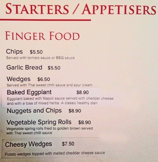 Menu at D' Food Connection cafe, Melbourne