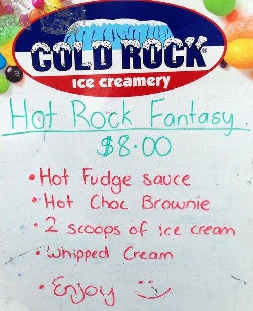 Menu at Cold Rock Ice Creamery restaurant, Norwood, 228 The Parade
