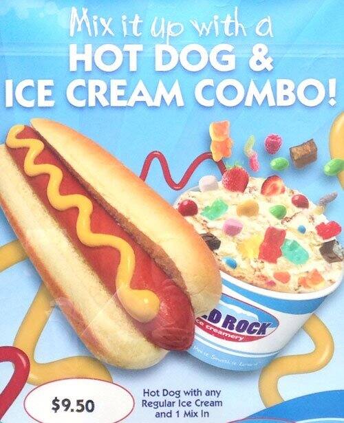 Menu at Cold Rock Ice Creamery restaurant, Norwood, 228 The Parade