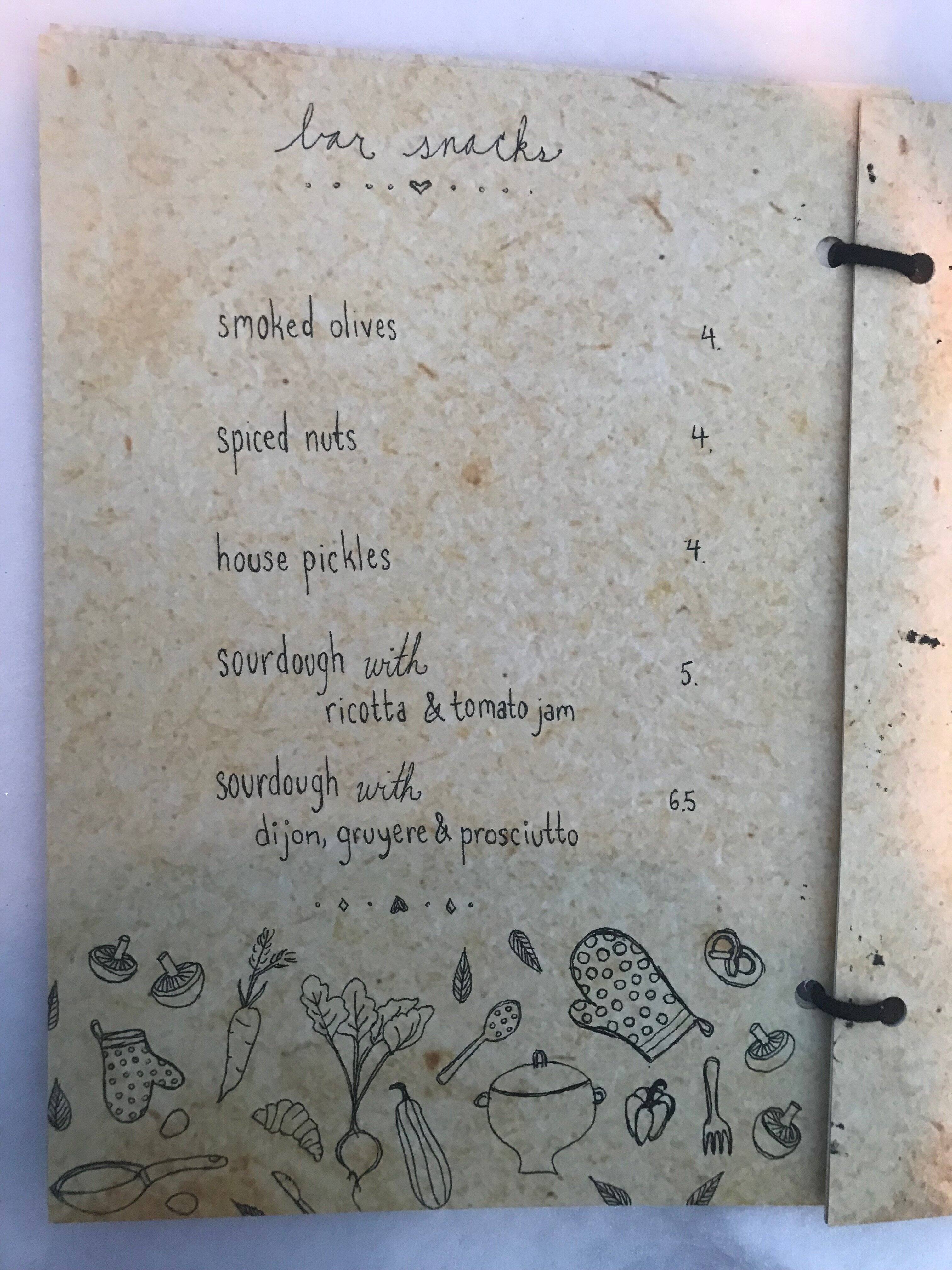 Menu at The Roost on Corydon pub & bar, Winnipeg