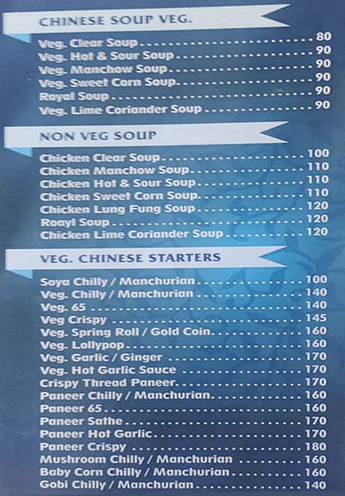 Menu at Ravi's Kitchen, Thane, P-85