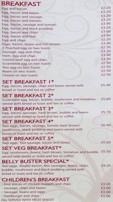 Pop Inn Cafe Menu, Menu for Pop Inn Cafe, Caterham, London - Zomato UK