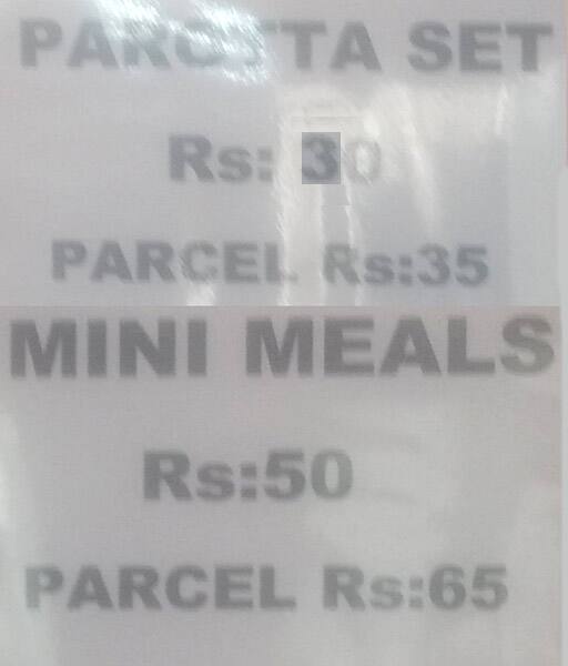 Menu at Madras Kitchen, Chennai, 165/87