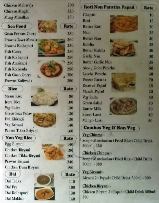 Menu at Punjabi Tadka, Thane, 13/14