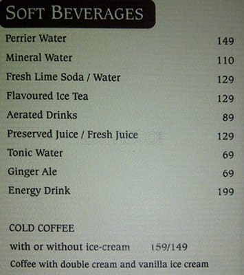 Menu at Oak Tree, Gurugram, Shop 16