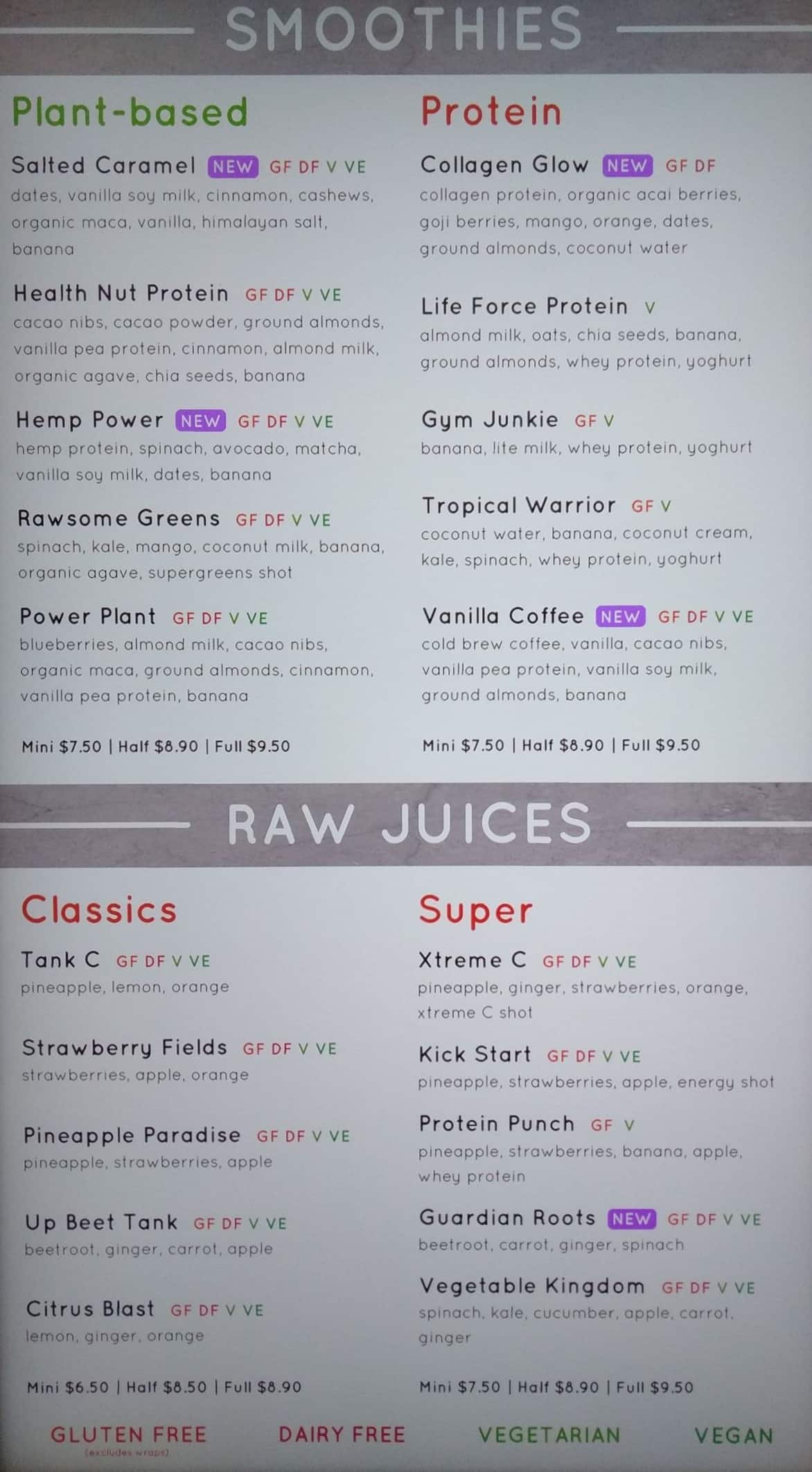 Menu at Tank pub & bar, Auckland, Wiri Station Road