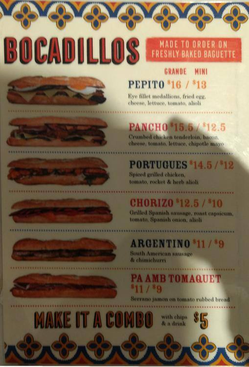 Encasa Rapido Menu, Menu for Encasa Rapido, CBD, Sydney - Urbanspoon/Zomato
