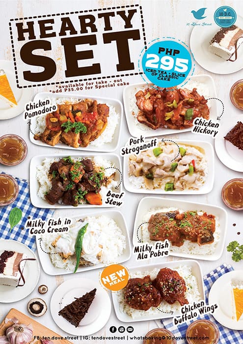 Menu at 10 Dove Street cafe, Cebu City, Upper Ground Floor