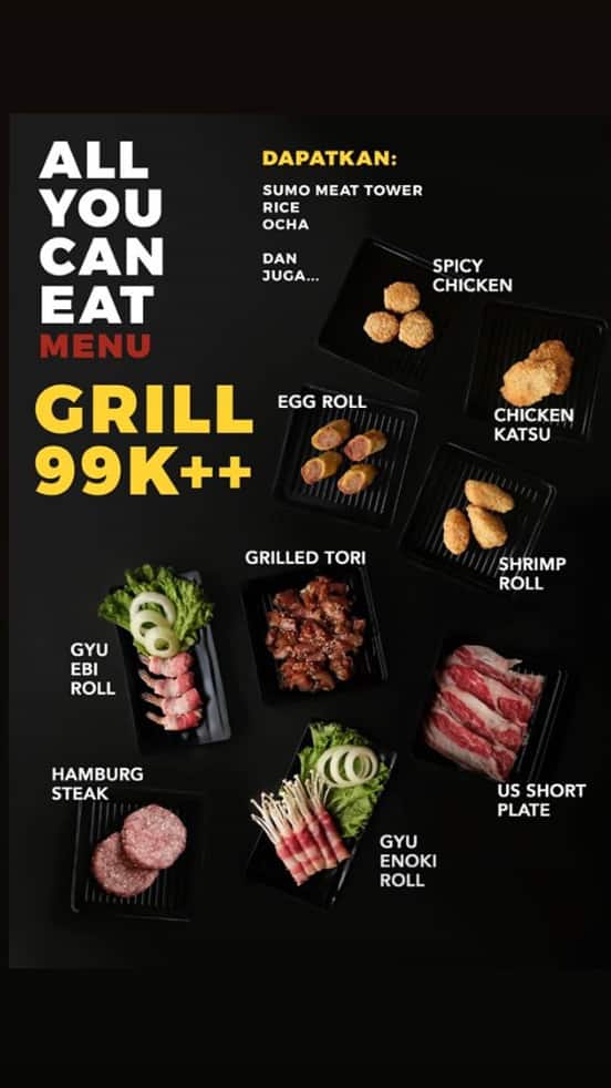 Menu at Miyazaki Japanese BBQ, Tangerang, Taman Jajan CBD