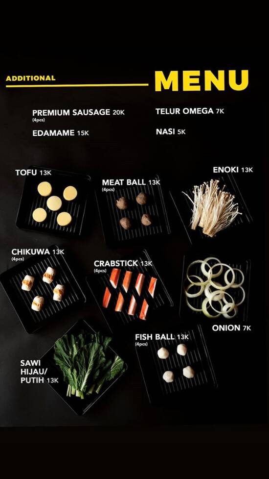Menu at Miyazaki Japanese BBQ, Tangerang, Taman Jajan CBD