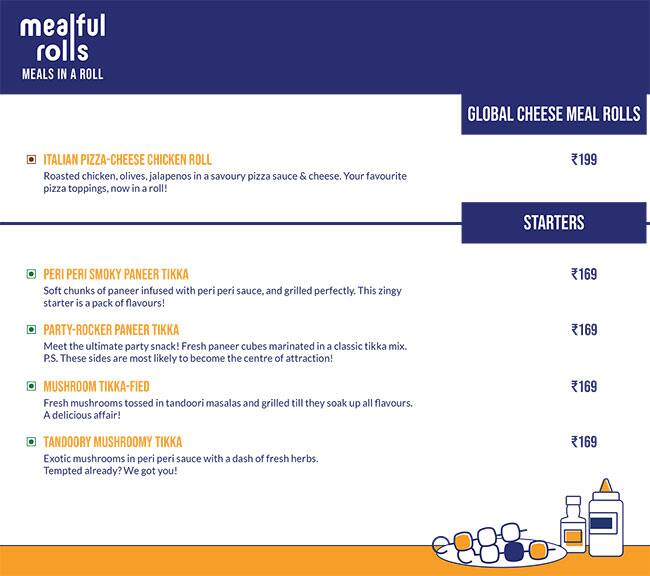 Menu at Mealful Rolls - India's Biggest Rolls, Thane, Unit Kit 10 & 11 ...
