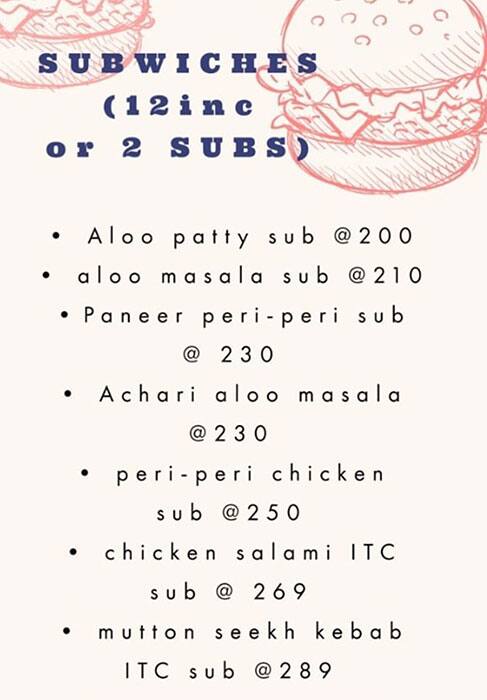 Menu at Waffle Mania, Jaipur, 269