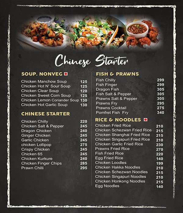 Menu at Surat Food Box, Surat