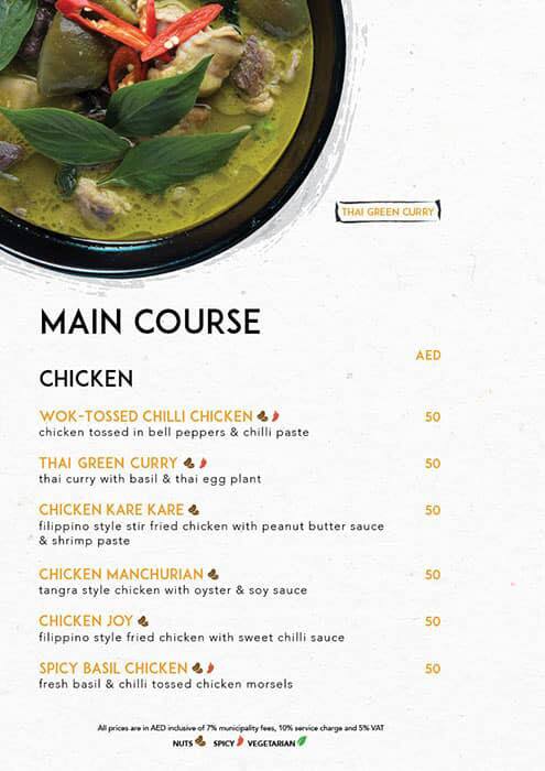 Menu at Sizzling Wok - Citymax, Mankhool restaurant, Dubai