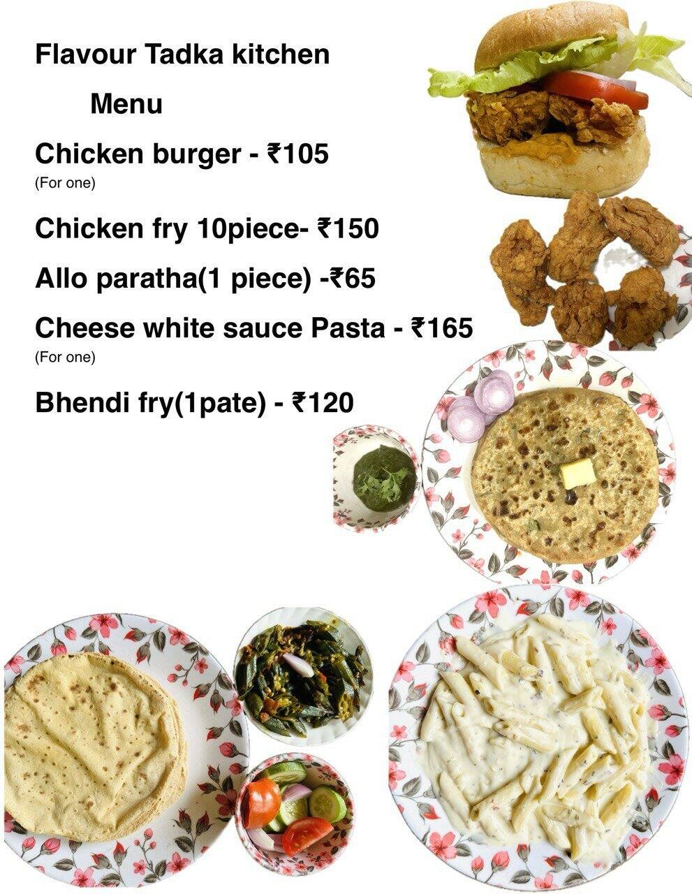 Menu of Flavour Tadka Kitchen, Kondhwa, Pune