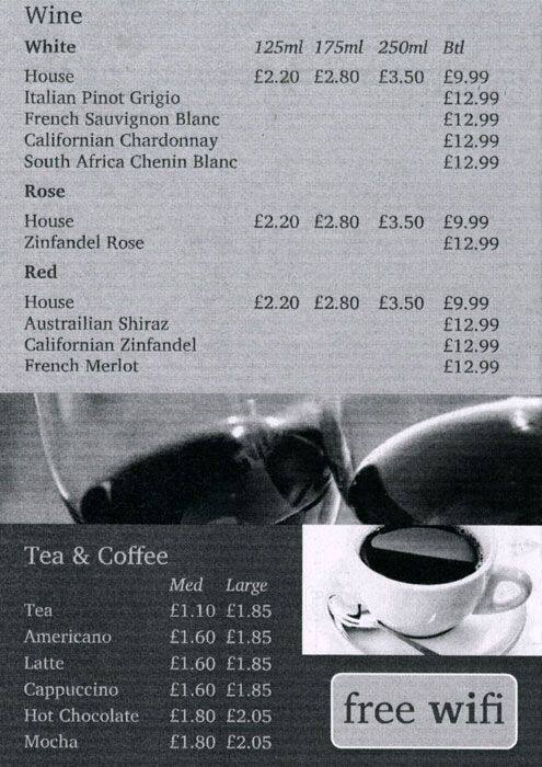 Menu at The Clipper pub & bar, Dartford, 78 High St