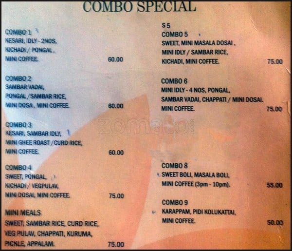 Sri Krishna Sweets Menu, Menu for Sri Krishna Sweets, Thiruvanmiyur ...