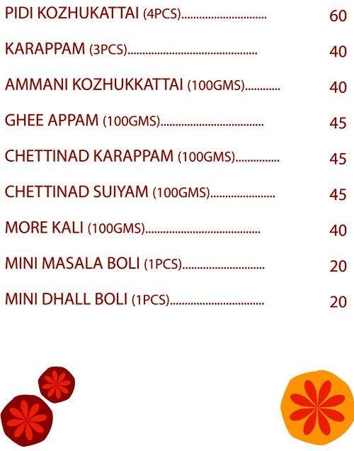 Sri Krishna Sweets Menu, Menu for Sri Krishna Sweets, Adyar, Chennai ...