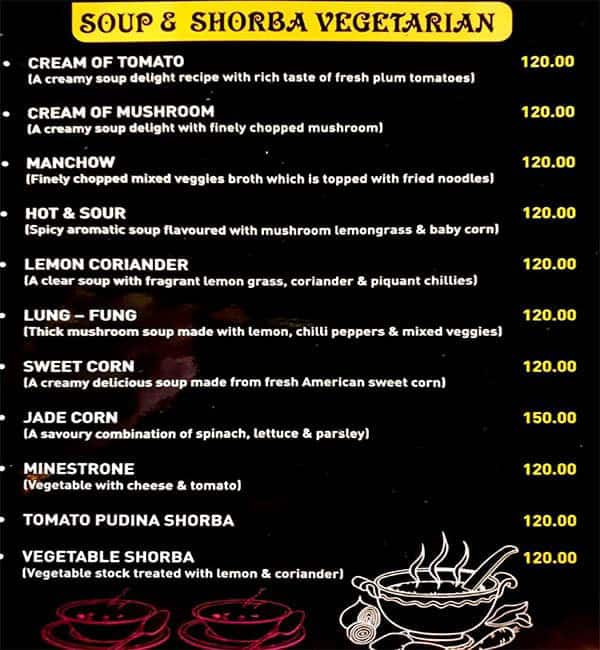 Menu of The Stash House, BHEL Township, Haridwar