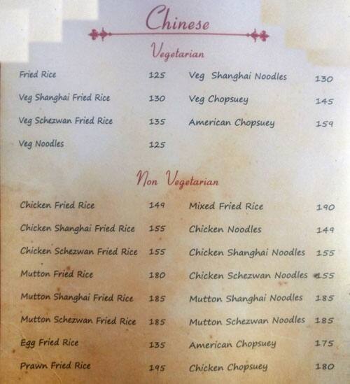 Menu at The Courtyard Tree - Garden Restaurant Event Venue Banquet Hall ...