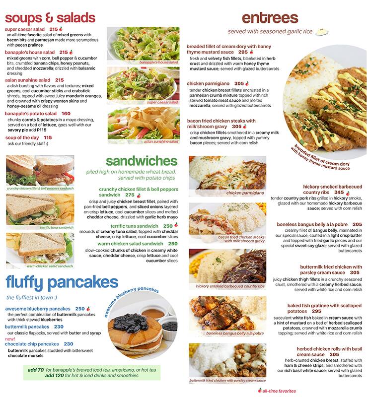 Banapple, Salcedo Village, Makati City का मेनू - Zomato Philippines