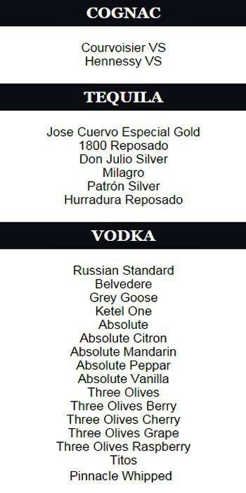 Menu at The British Lion Pub, Frisco