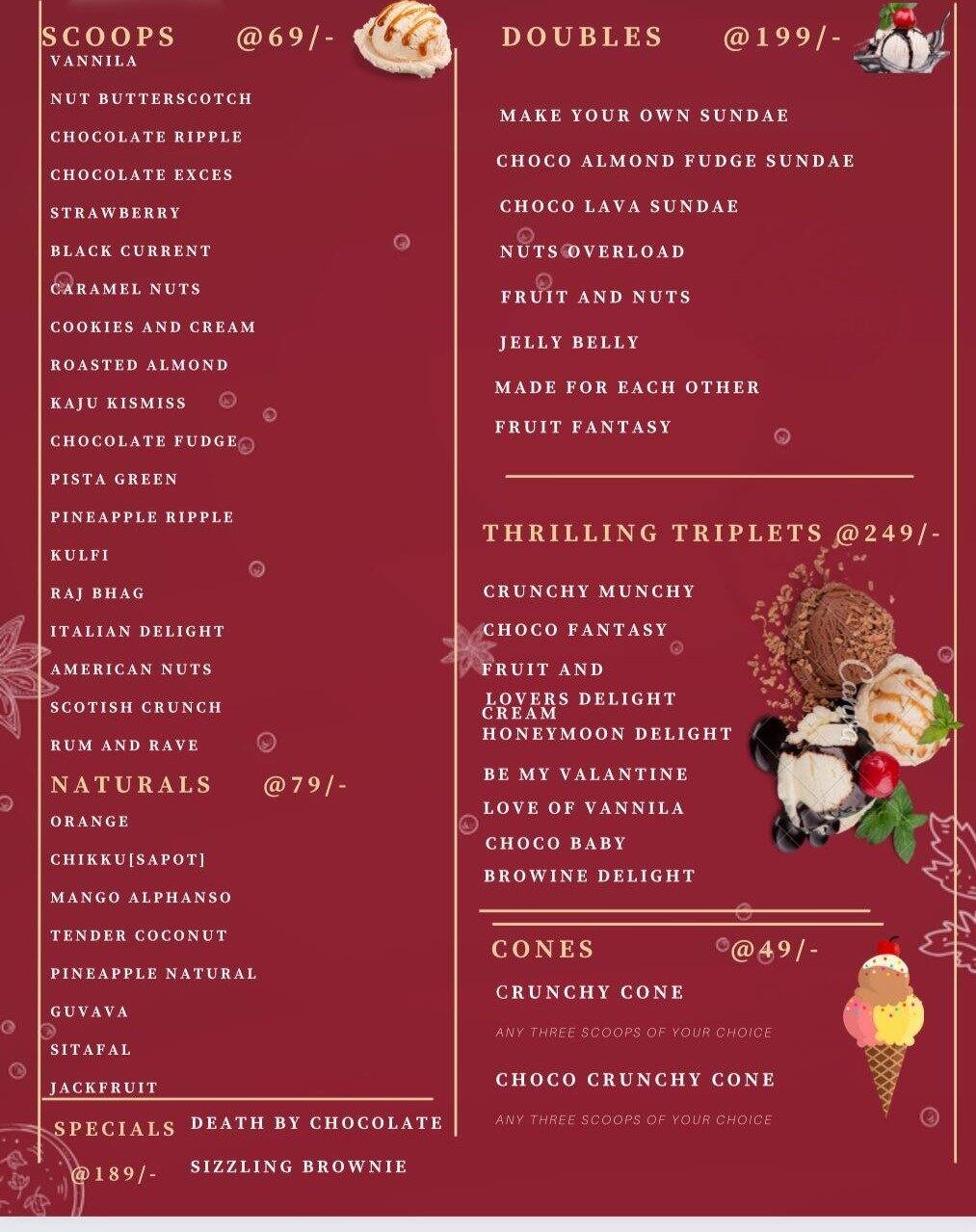 Menu of Snacky Shakes, Ameerpet, Hyderabad