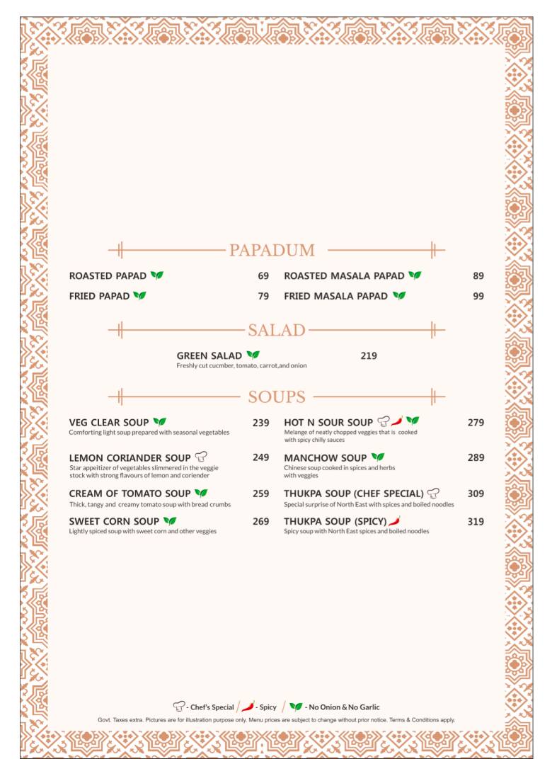 Menu of Kake Di Hatti, Whitefield, Bangalore