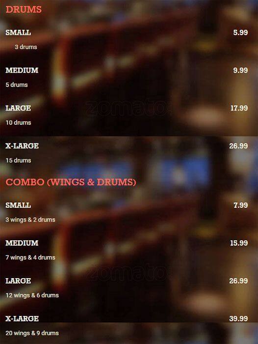 Menu at KoChix Chicken restaurant, Washington, 400 Florida Ave NW