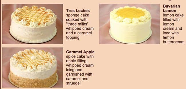 Menu at The Ultimate Cheesecake Bakery, San Antonio, 999 E Basse Rd