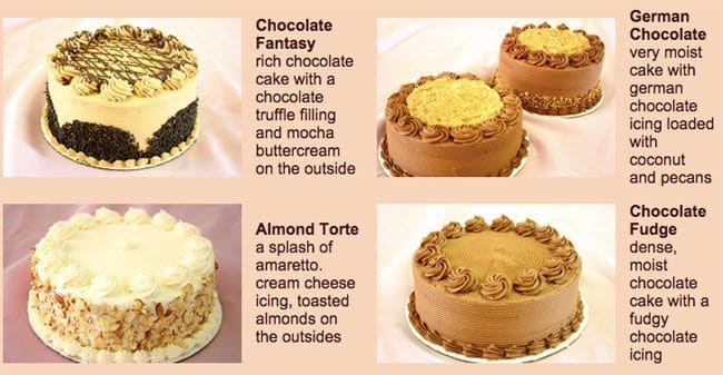 Menu at The Ultimate Cheesecake Bakery, San Antonio, 999 E Basse Rd