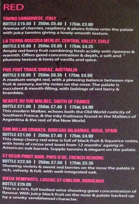 The Waldegrave Arms Menu, Menu for The Waldegrave Arms, Teddington ...