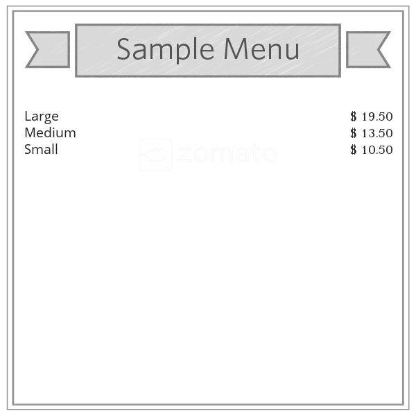 Menu at Monstera, Auckland, Ponsonby Central