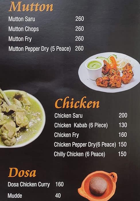Menu of Akshatha Nati Style, Brookefield, Bangalore