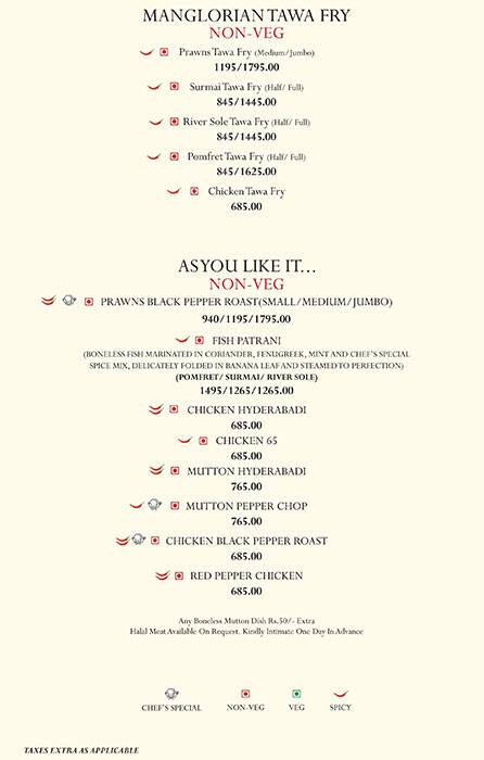 Menu at Swagath Restaurant Panchkula, Panchkula