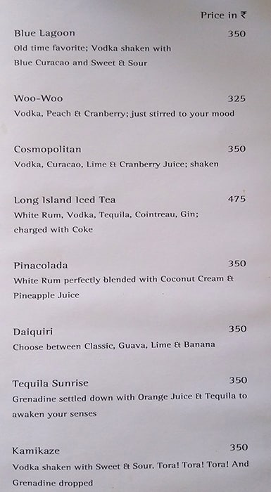 Menu at Orchid Multi Cuisine Restaurant, Pune