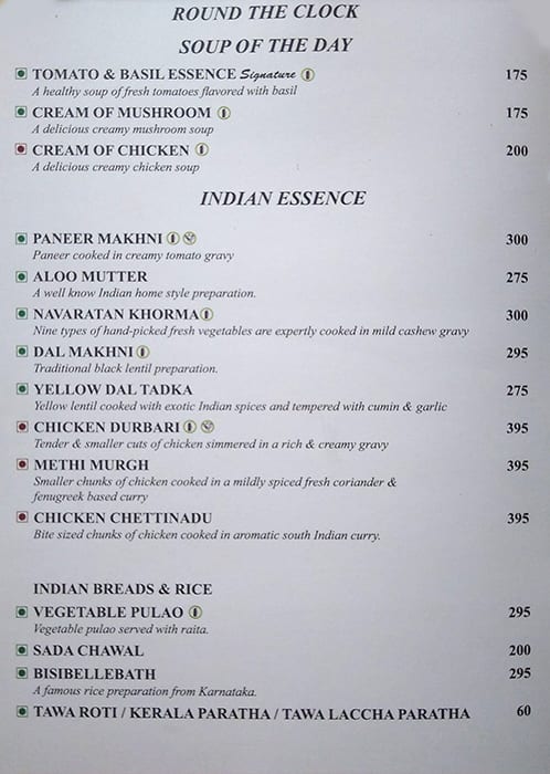 Menu at Orchid Multi Cuisine Restaurant, Pune