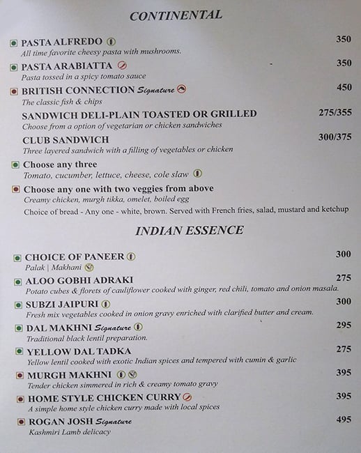 Menu at Orchid Multi Cuisine Restaurant, Pune