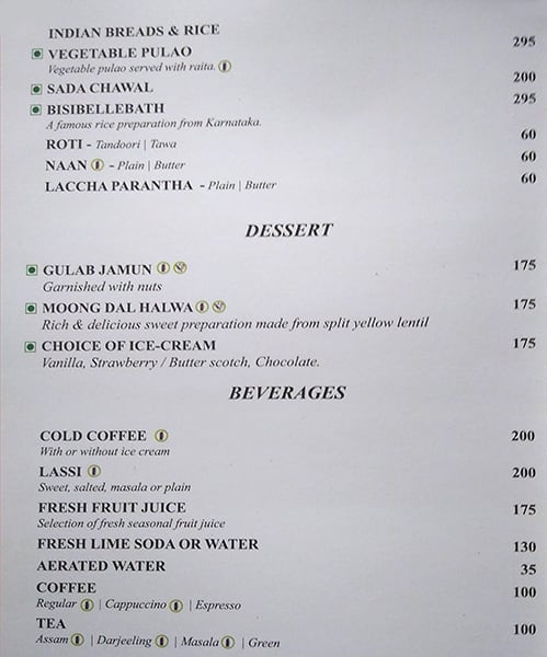 Menu at Orchid Multi Cuisine Restaurant, Pune