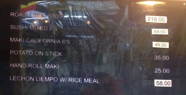 Menu at Hot Chicks restaurant, Mandaluyong