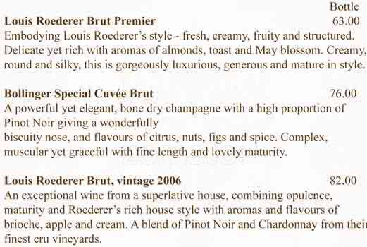 Menu at Annies restaurant, Manchester, 5 Old Bank St