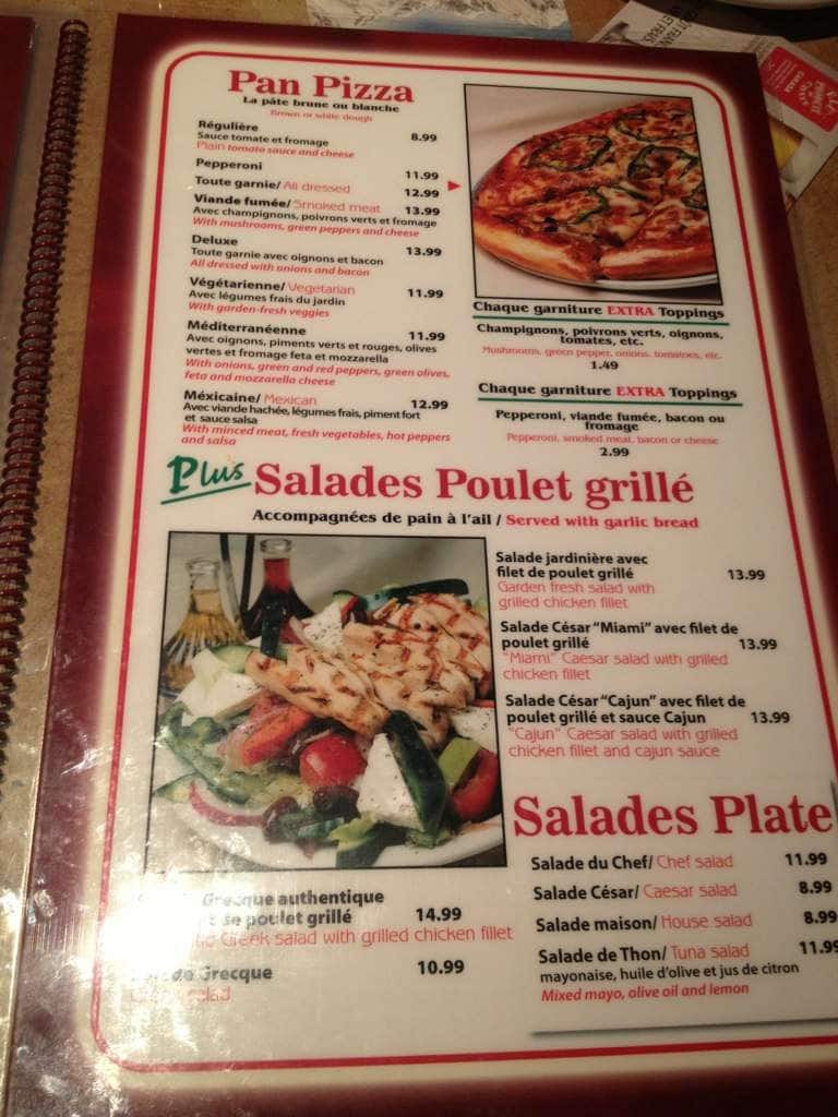 Menu at Barbies Resto Bar Grill, Dorval, 15 Boul. Bouchard